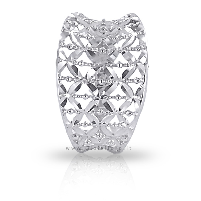 Anello in oro Bianco Lorenzo Ungari collezione Le Scintille ...