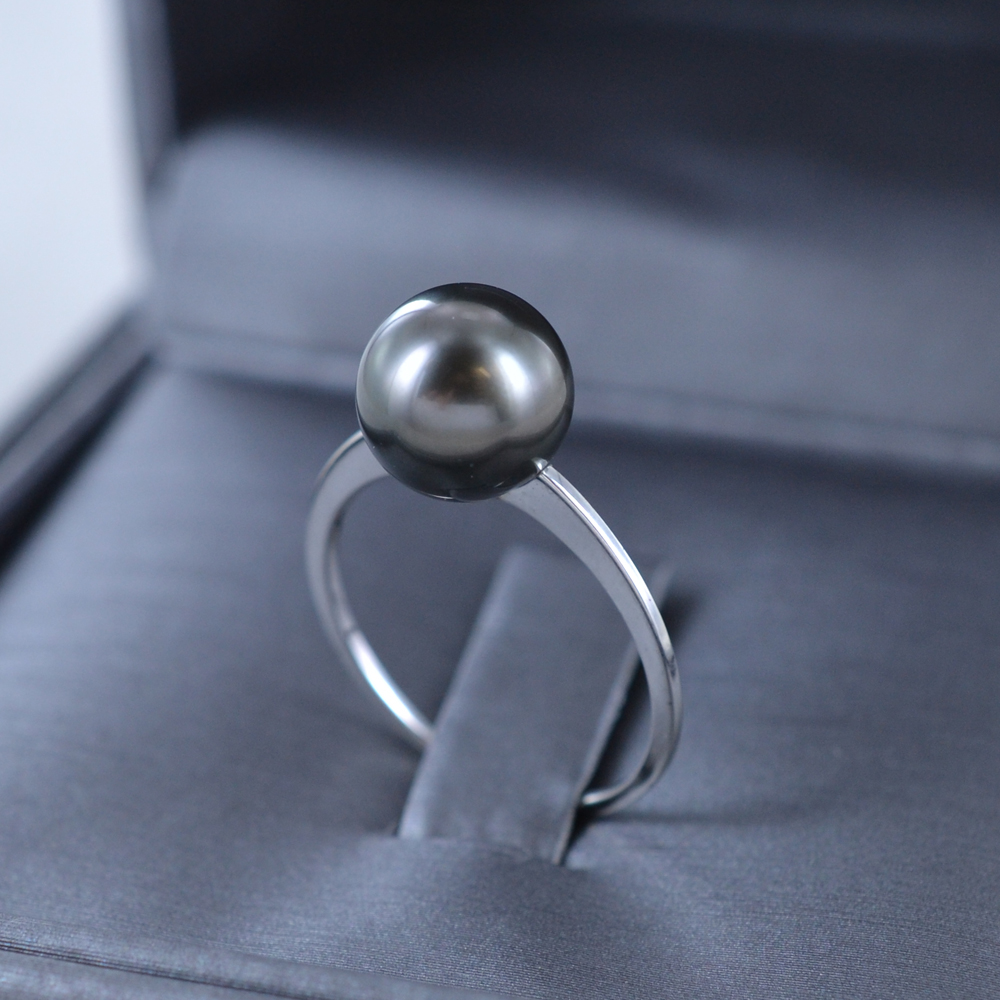 Anello con Perla nera Tahiti | Gioielloro.it - La tua gioielleria online