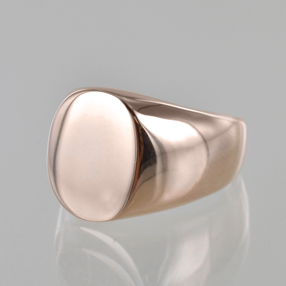 Anello da donna da mignolo con scudo in oro rosa | Gioielloro.it - La ...