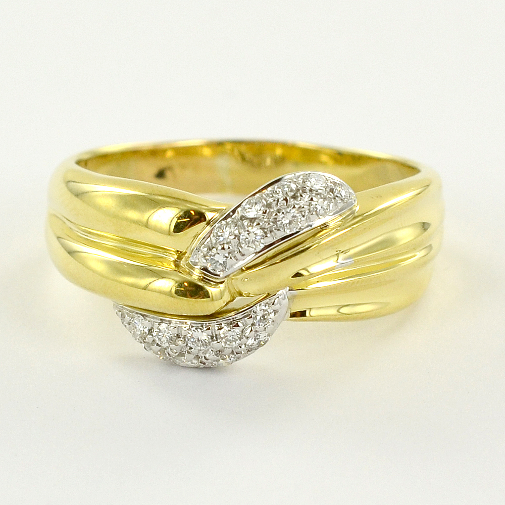 anello in oro giallo e brillanti gr 9,50 (INV361)reg 1335 | Gioielloro ...