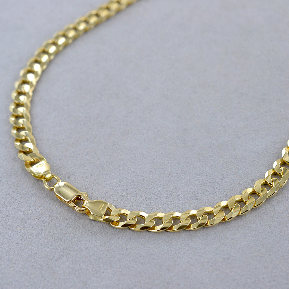 Catena da Uomo Groumette rada in oro giallo 18 kt - 50 cm 33 grammi ...