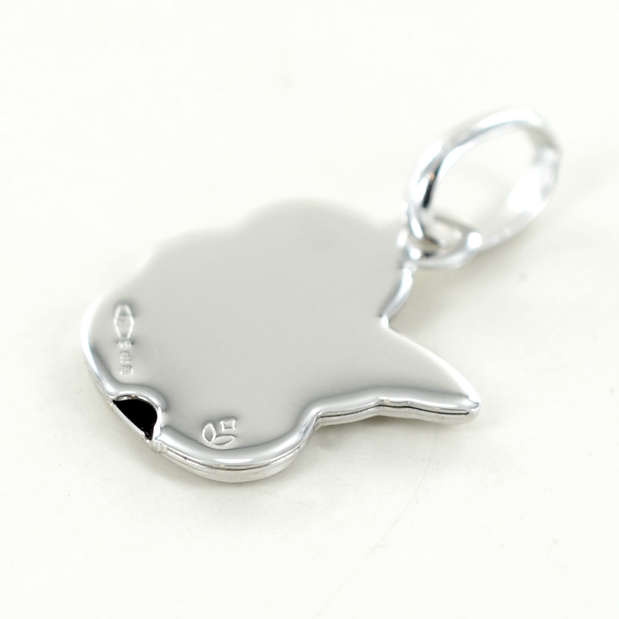 Ciondolo Angelo Cherubino - Angelo di Raffaello in oro bianco 18 kt ...