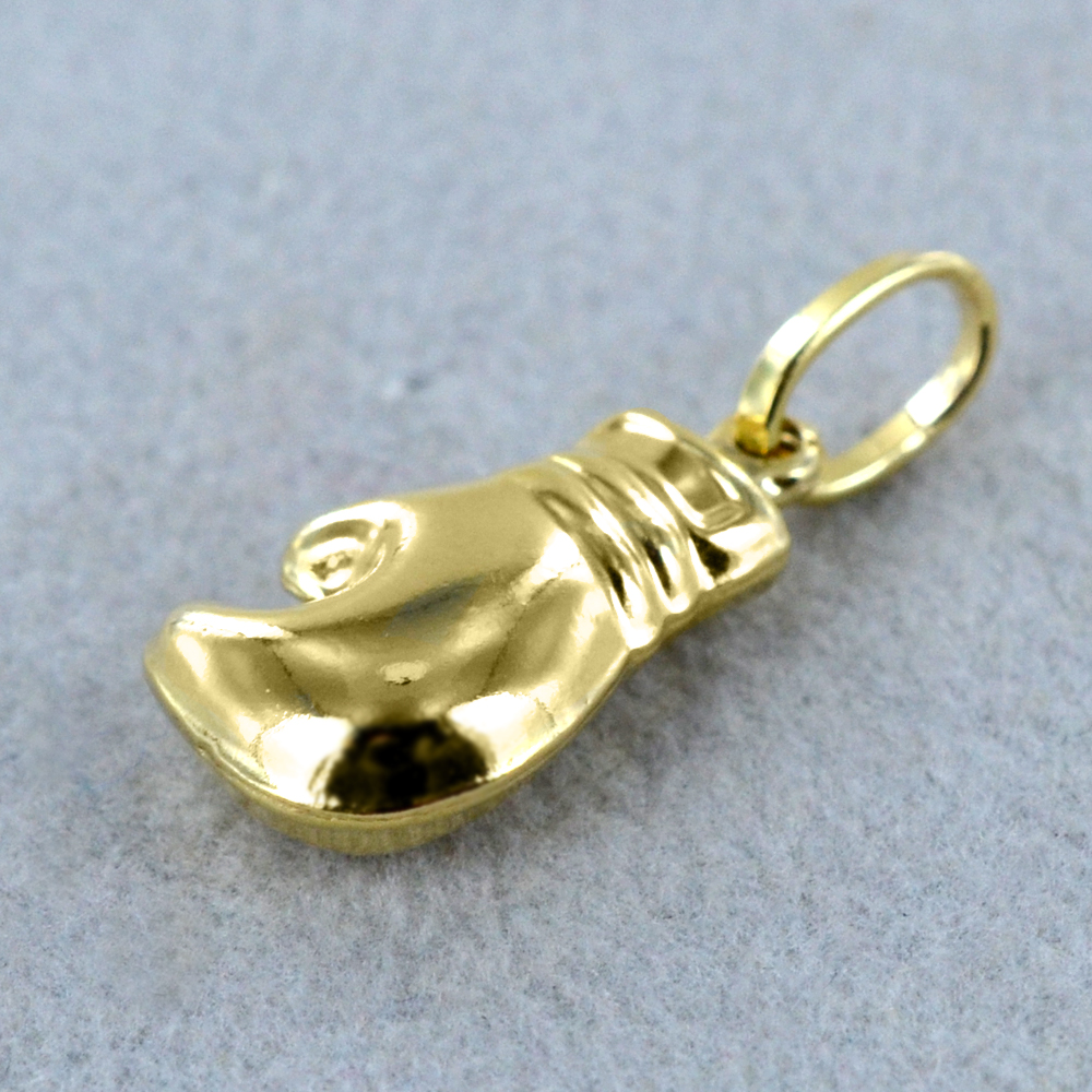 Ciondolo Guantone da boxe in oro giallo con collana | Gioielloro.it ...