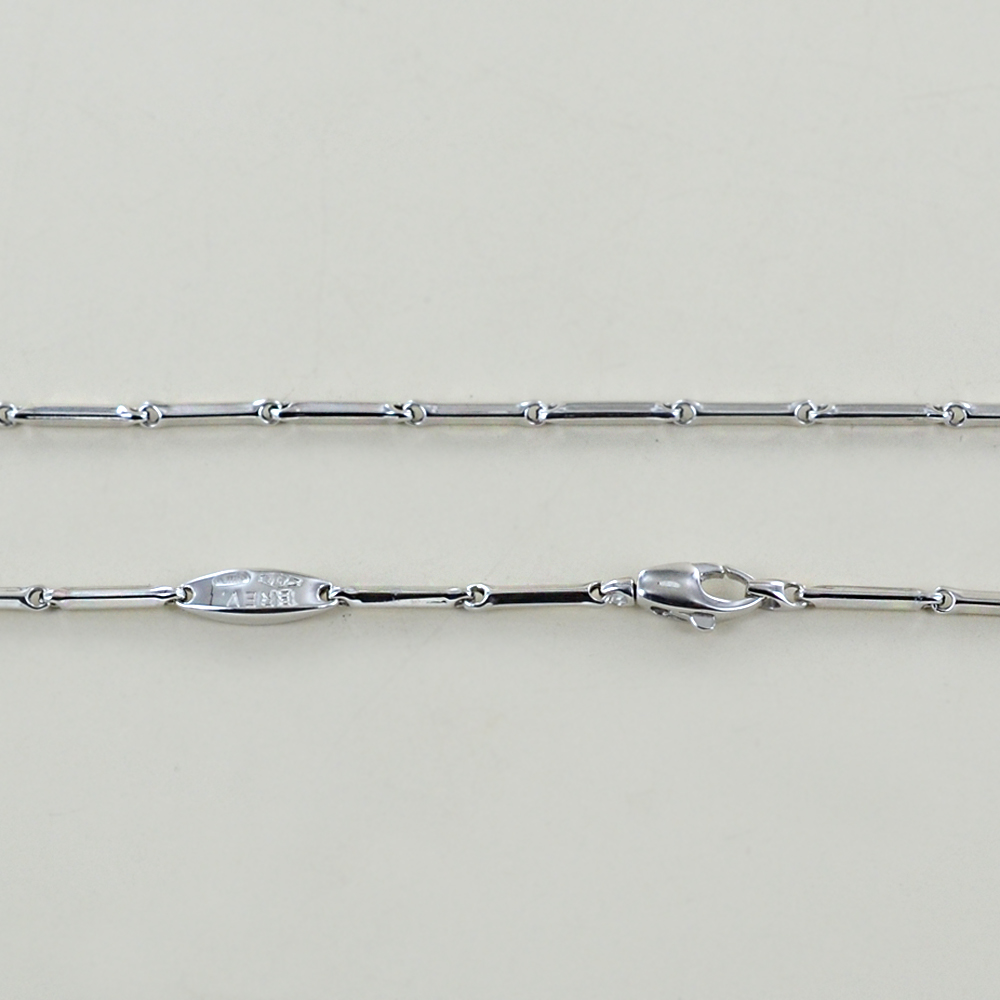 Collana da uomo in oro bianco 50cm | Gioielloro.it - La tua gioielleria ...