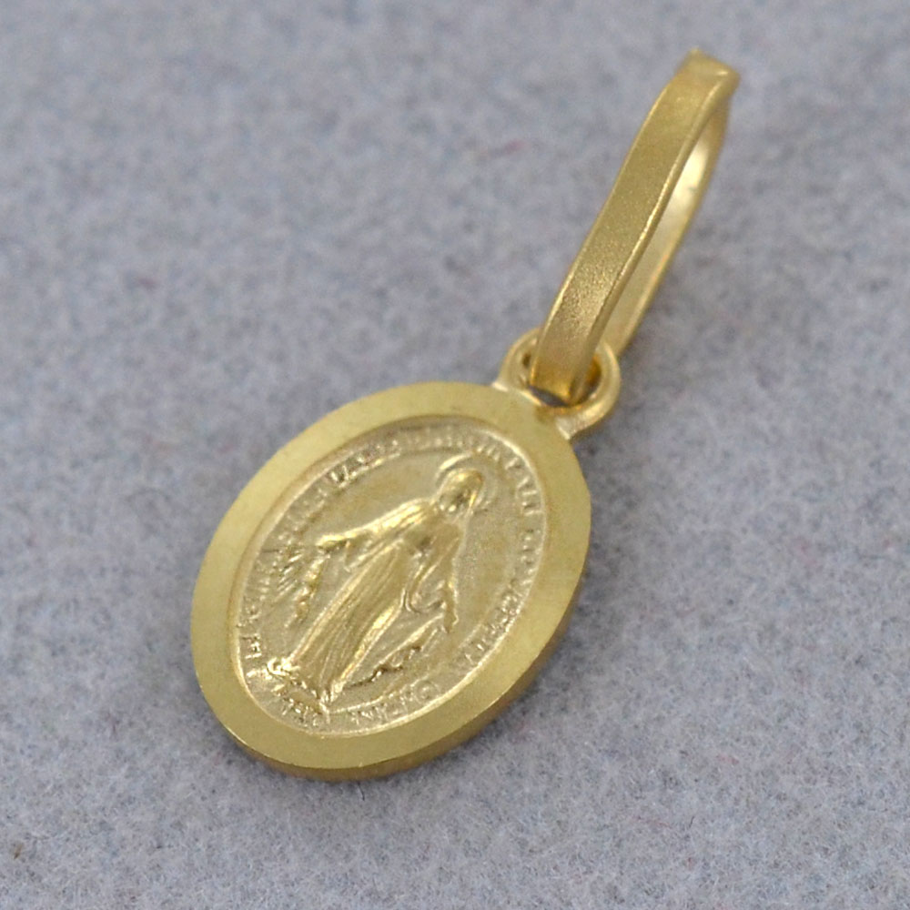 Medaglia Madonna Miracolosa Mini in oro giallo | Gioielloro.it - La tua ...